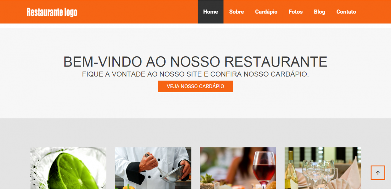 Site Restaurante Responsivo administrável - Script PHP