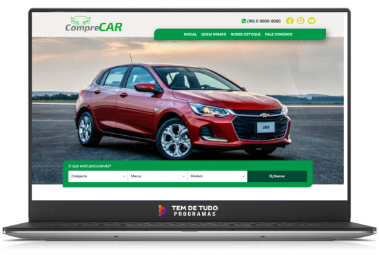 Site para Garagens vendas de veículos 100% responsivo em PHP MySQL
