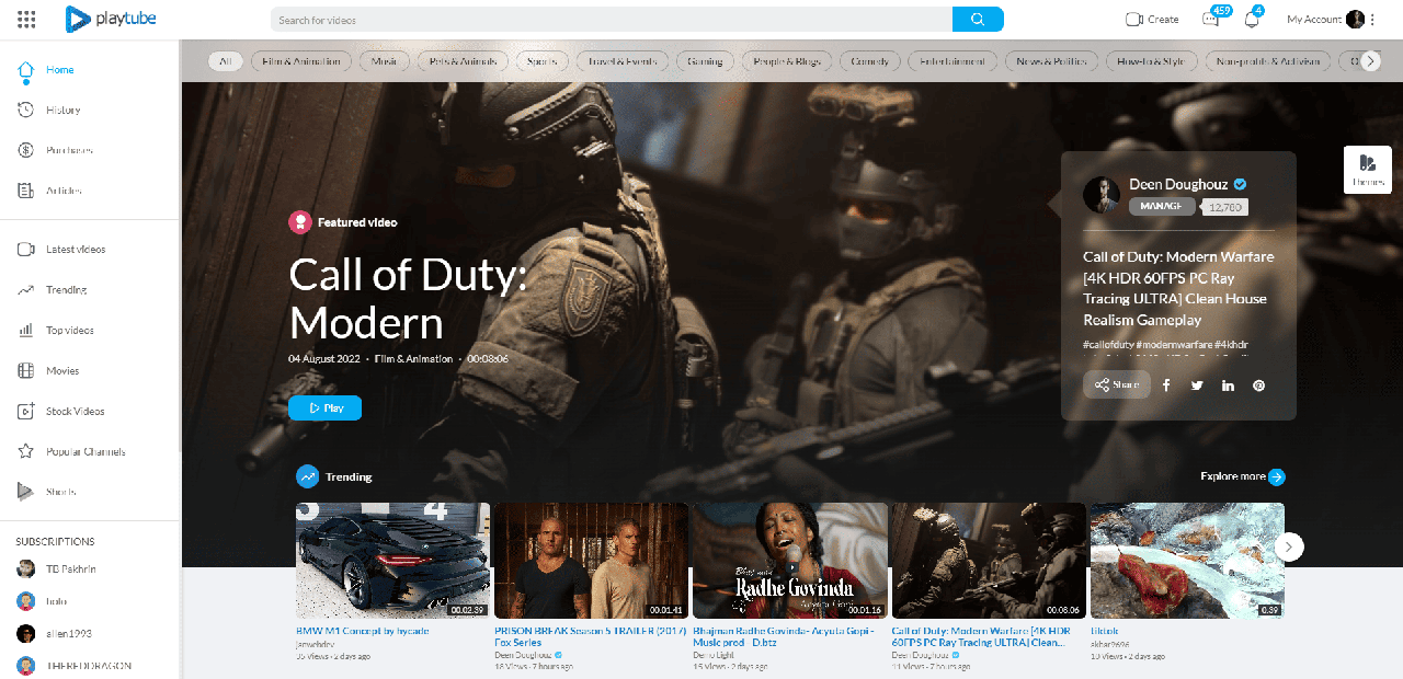 Script Para Site De Streaming Cms Igual Youtube