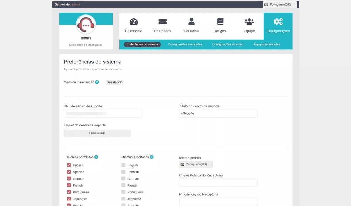 Script PHP Ticket de Suporte, Chamados, Helpdesk – PHP 7.3