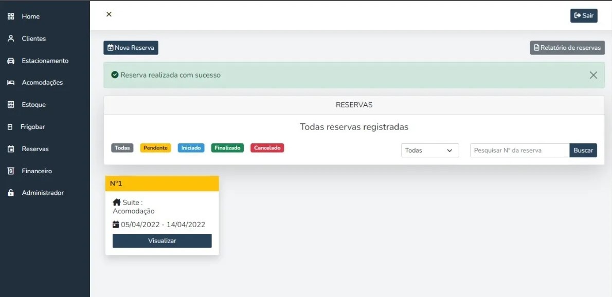 Sistema Gerenciador De Hotéis E Pousadas - Script Php