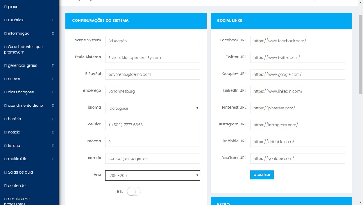 Script Php Sistema De Gestão Escolar, Curso, Faculdade 2017