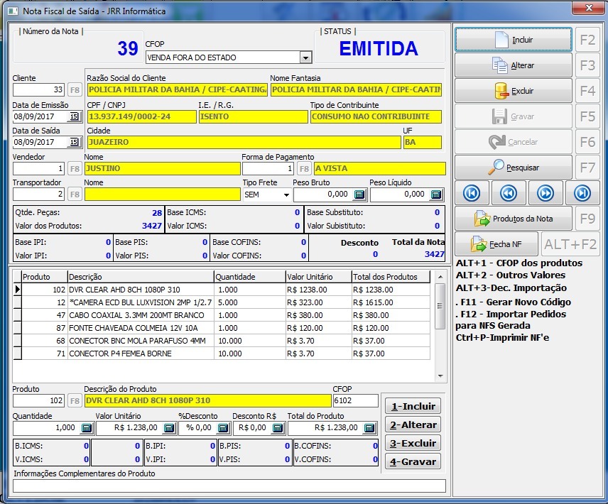 Sistema Em Delphi Com Fontes E Emissão De Nf-e 4.0,nfc-e 4.0