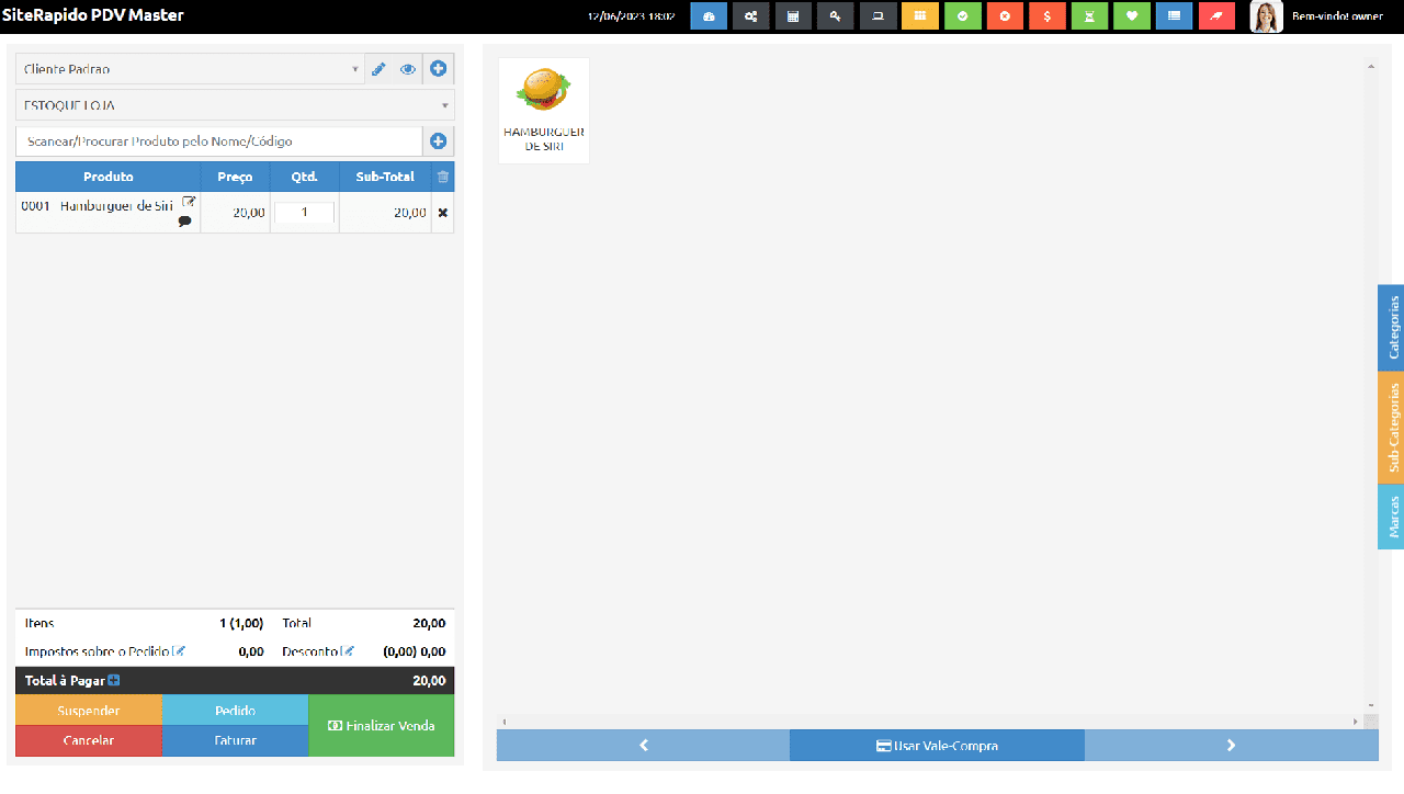 Script PHP Sistema PDV – Caixa – Responsivo – PHP 7.4 a 8.1