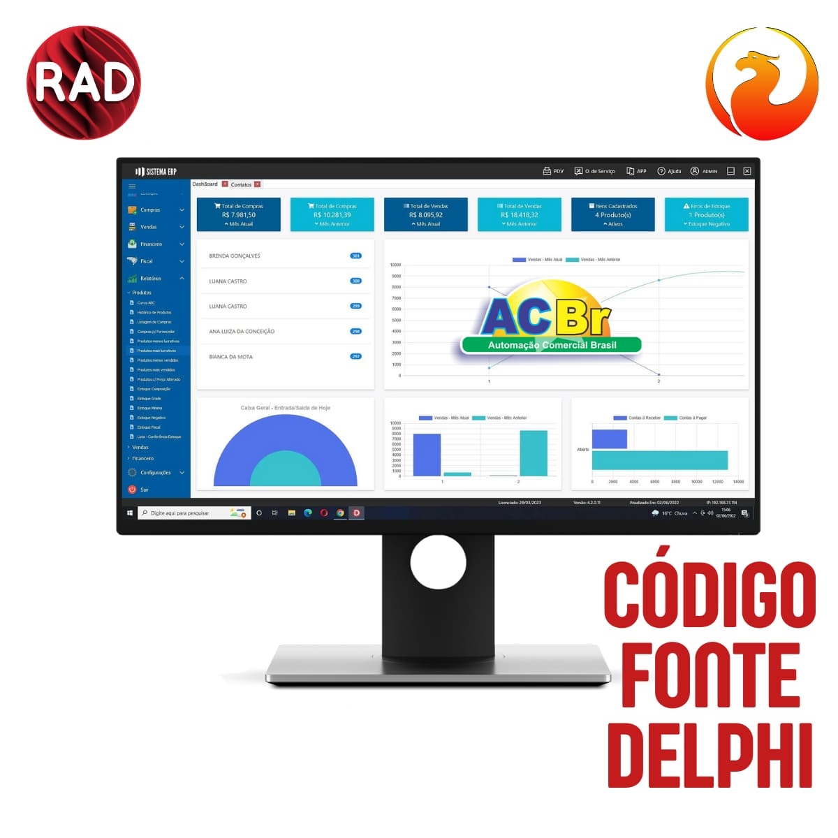 Código Fonte Completo Projeto Delphi Sistema ERP Fiscal 5 – VM Completa