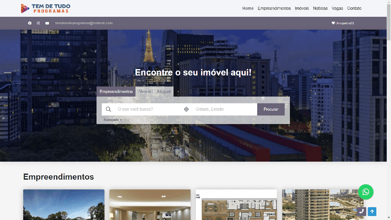 Script PHP Para Imobiliária, Corretores, Portal Imobiliário