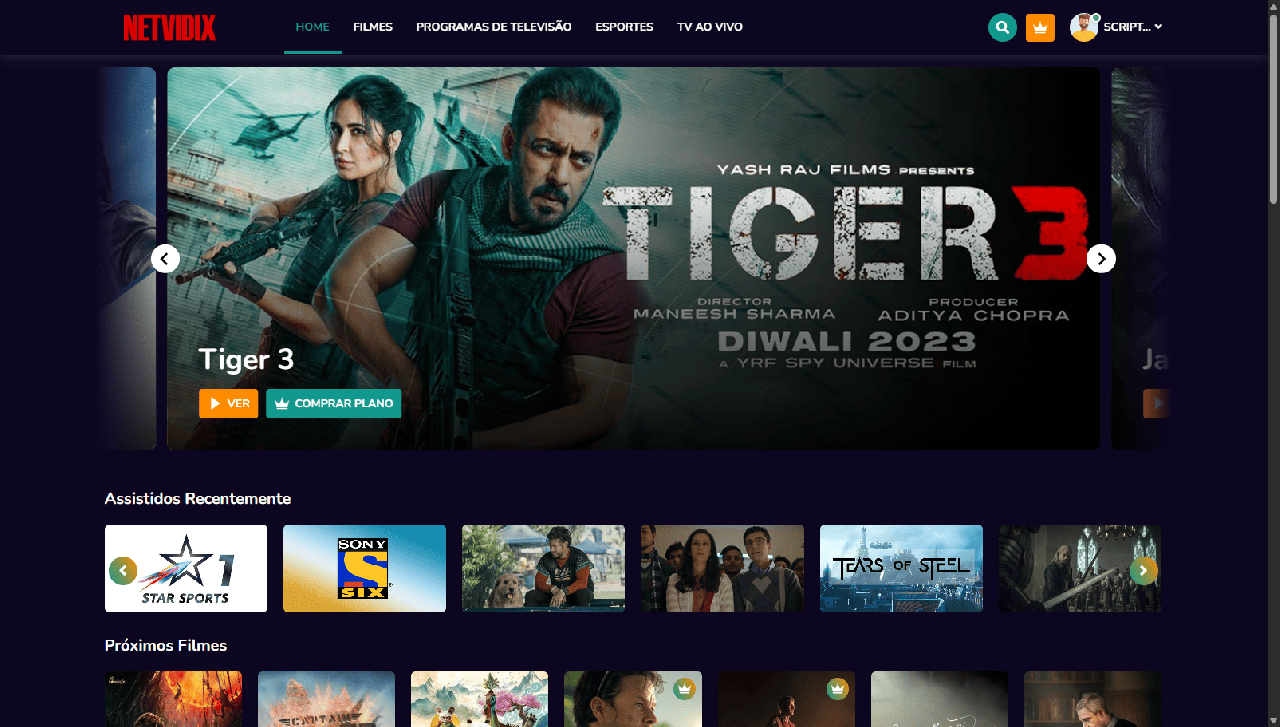 Script Php Streaming Iptv Digital Tv Php 82