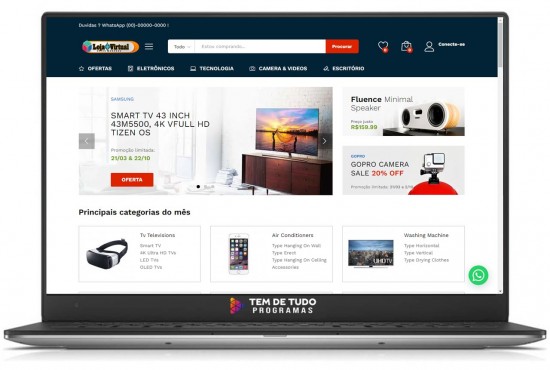 Loja Virtual Para Produtos Eletr Nicos Pronta Para Vender