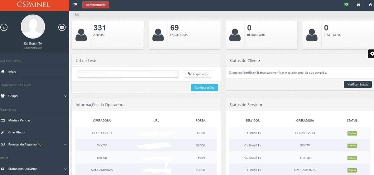 Painel Php Csp Manager + Csp